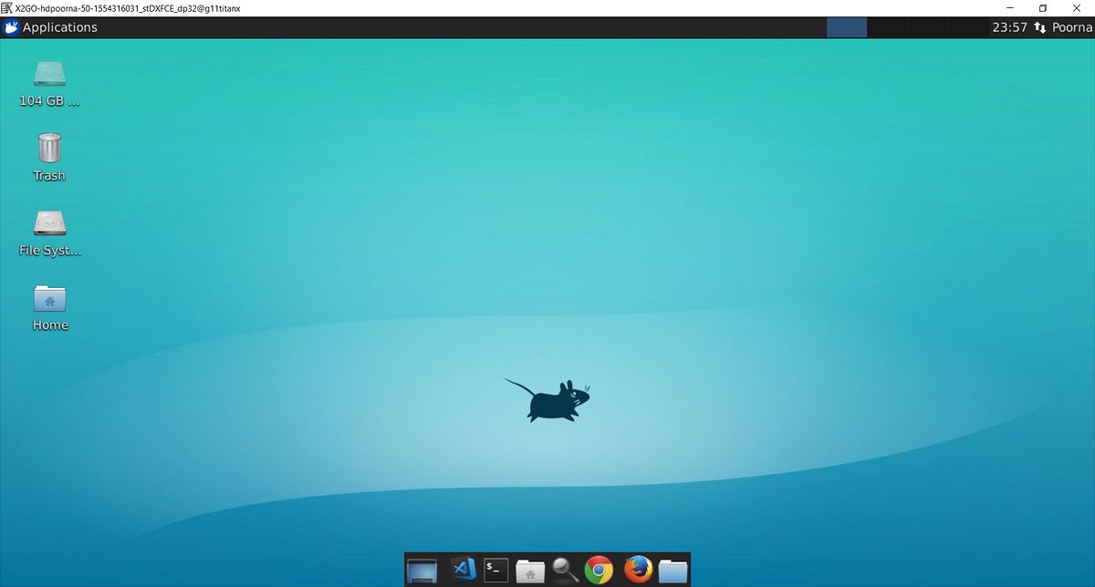Setup a GUI for your remote Ubuntu server using X2Go | by Poorna ...