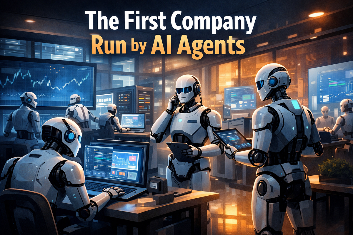 The First Company Run by AI Agents | by Curious Cake | Medium