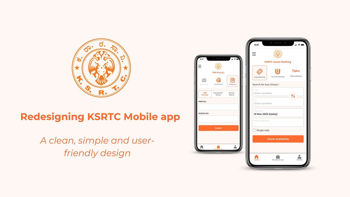 KSRTC mobile app redesign- A UX Design project | by Sumukh M Suresh | Medium