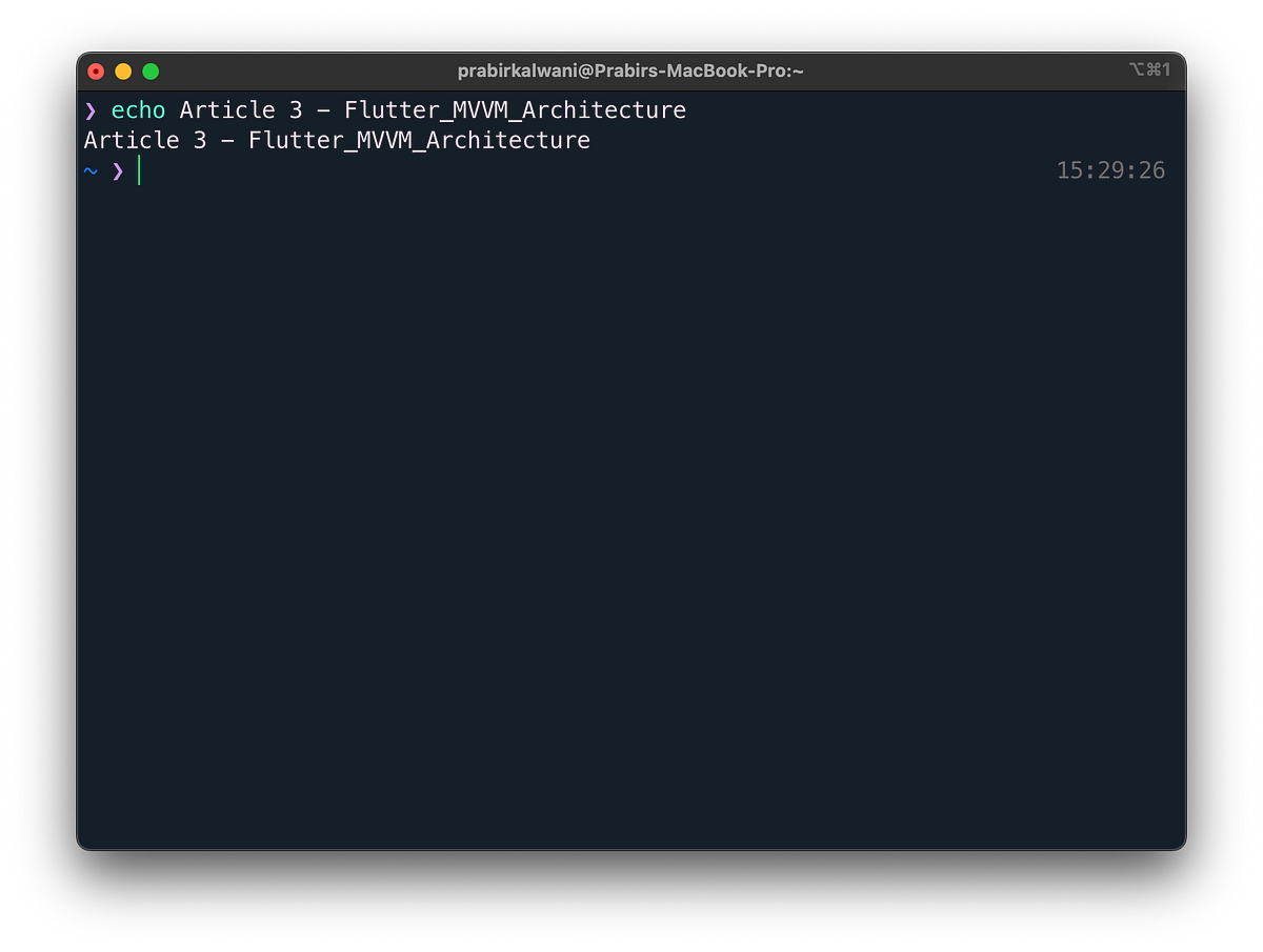 Flutter MVVM Architecture & Obfuscation | by Prabir Kalwani | Medium