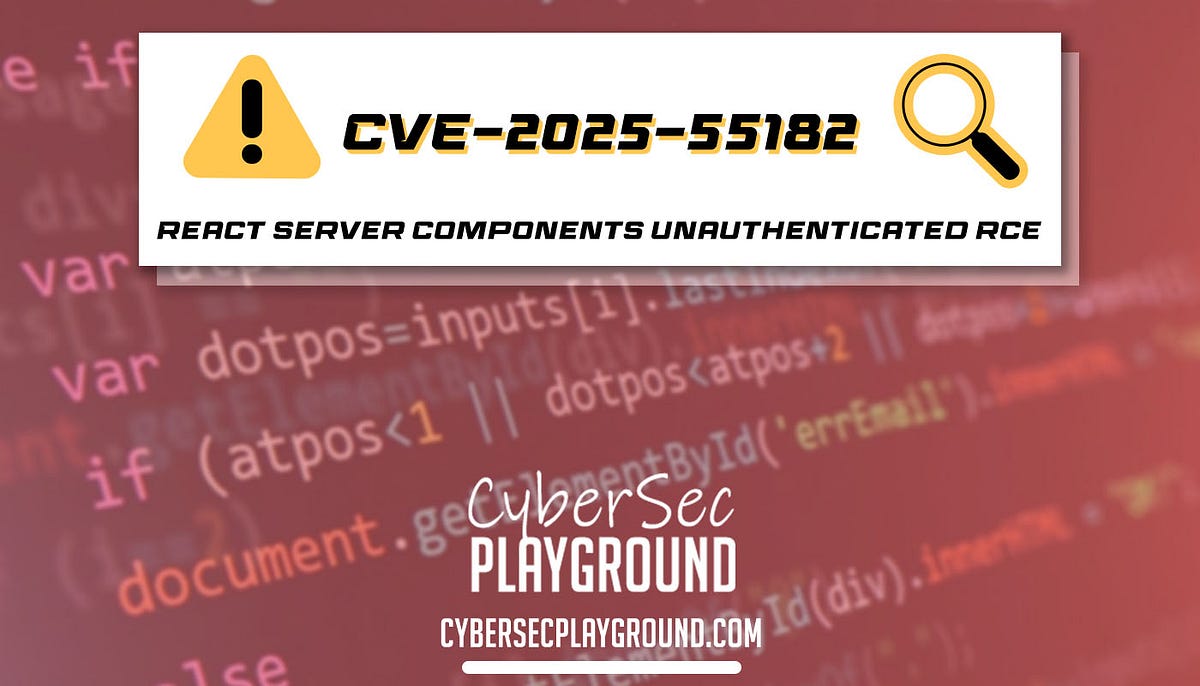 🚨 CRITICAL ALERT: React Server Components Unauthenticated RCE (CVE-2025 ...