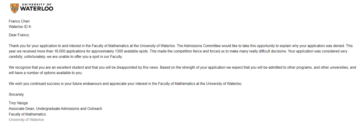 How to transfer to CS (from Geomatics) at the University of Waterloo ...