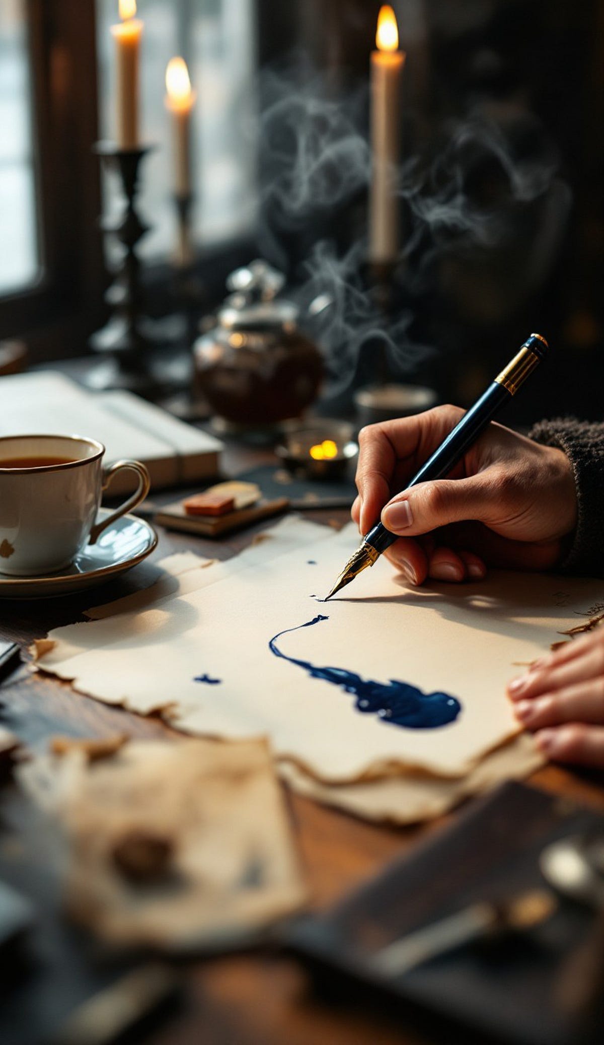 Ink-Stained Pages - James Cooke Rps - Medium