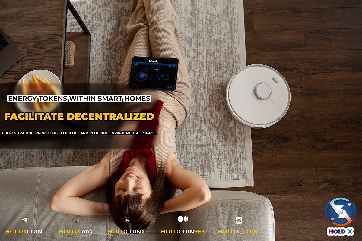 Energy tokens within smart homes facilitate decentralized energy trading, promoting efficiency ...