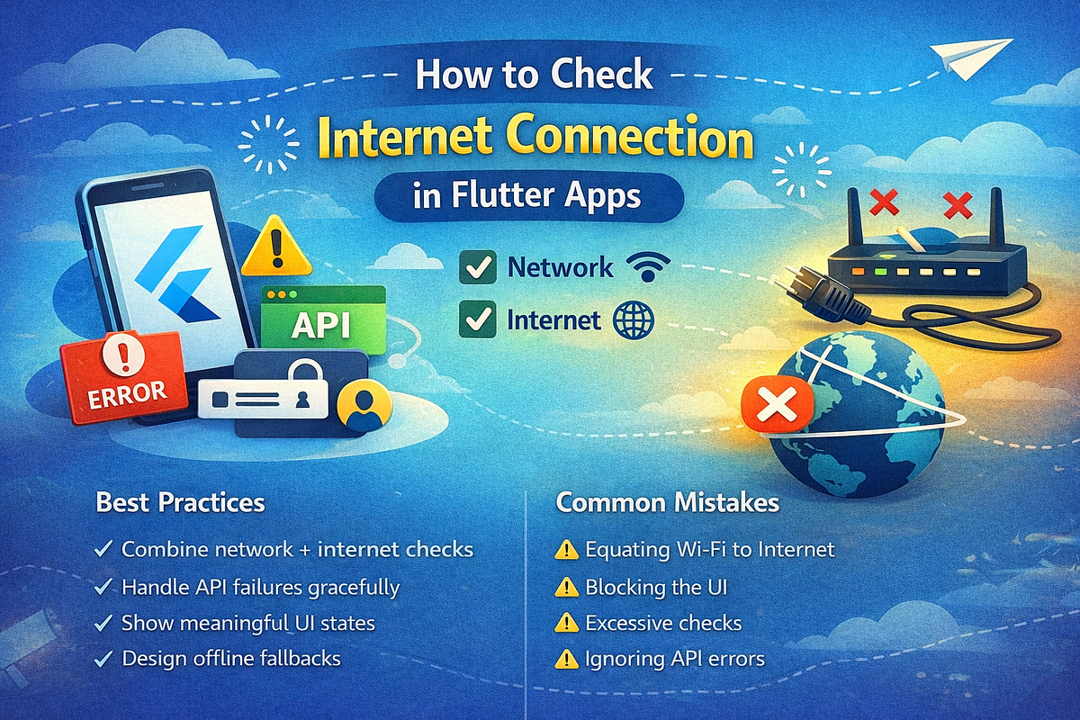 How to check Internet Connection in Flutter applications. | by Ankit Mehra | Jan, 2026 | Medium