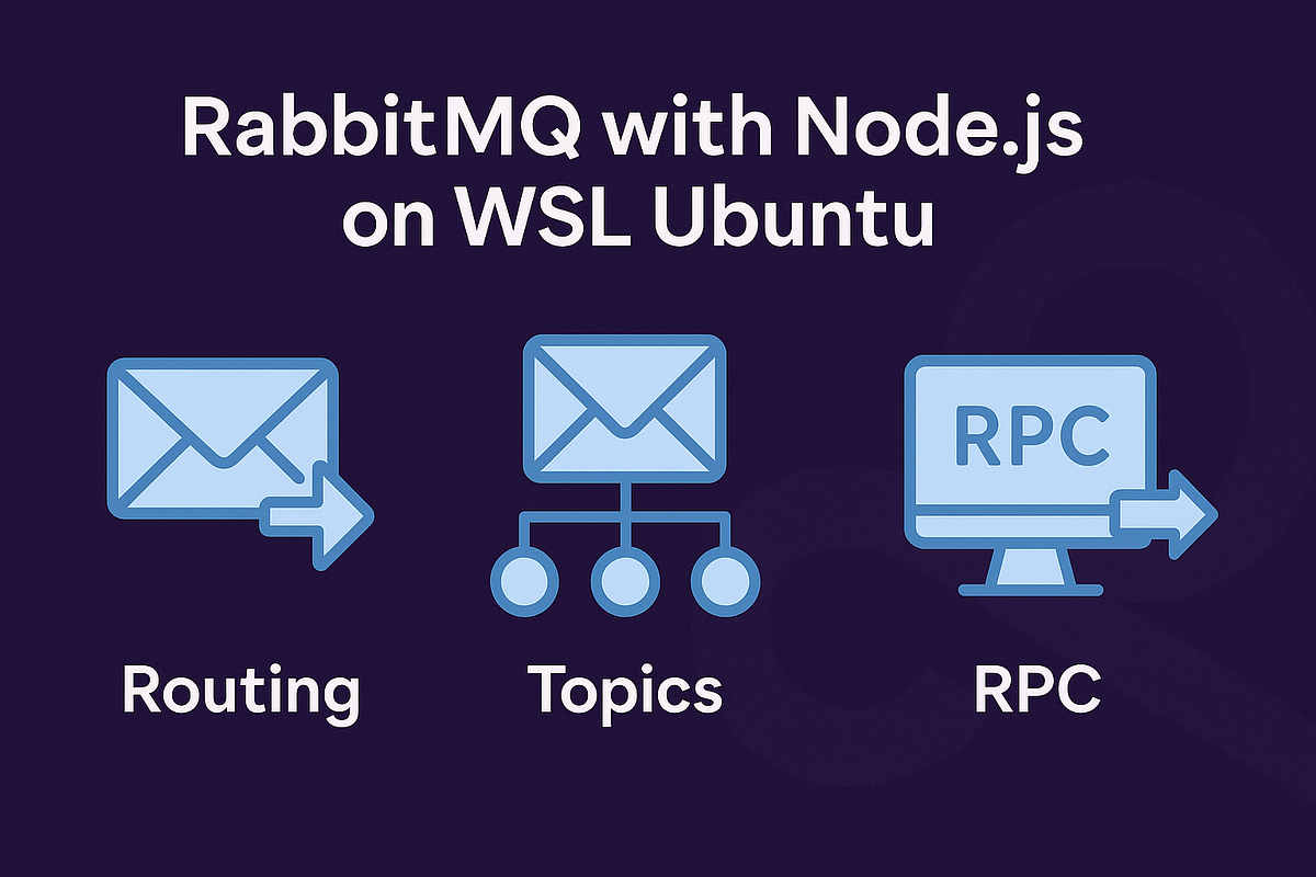 RabbitMQ with Node.js on WSL Ubuntu (Part 3: Routing, Topics, and RPC ...