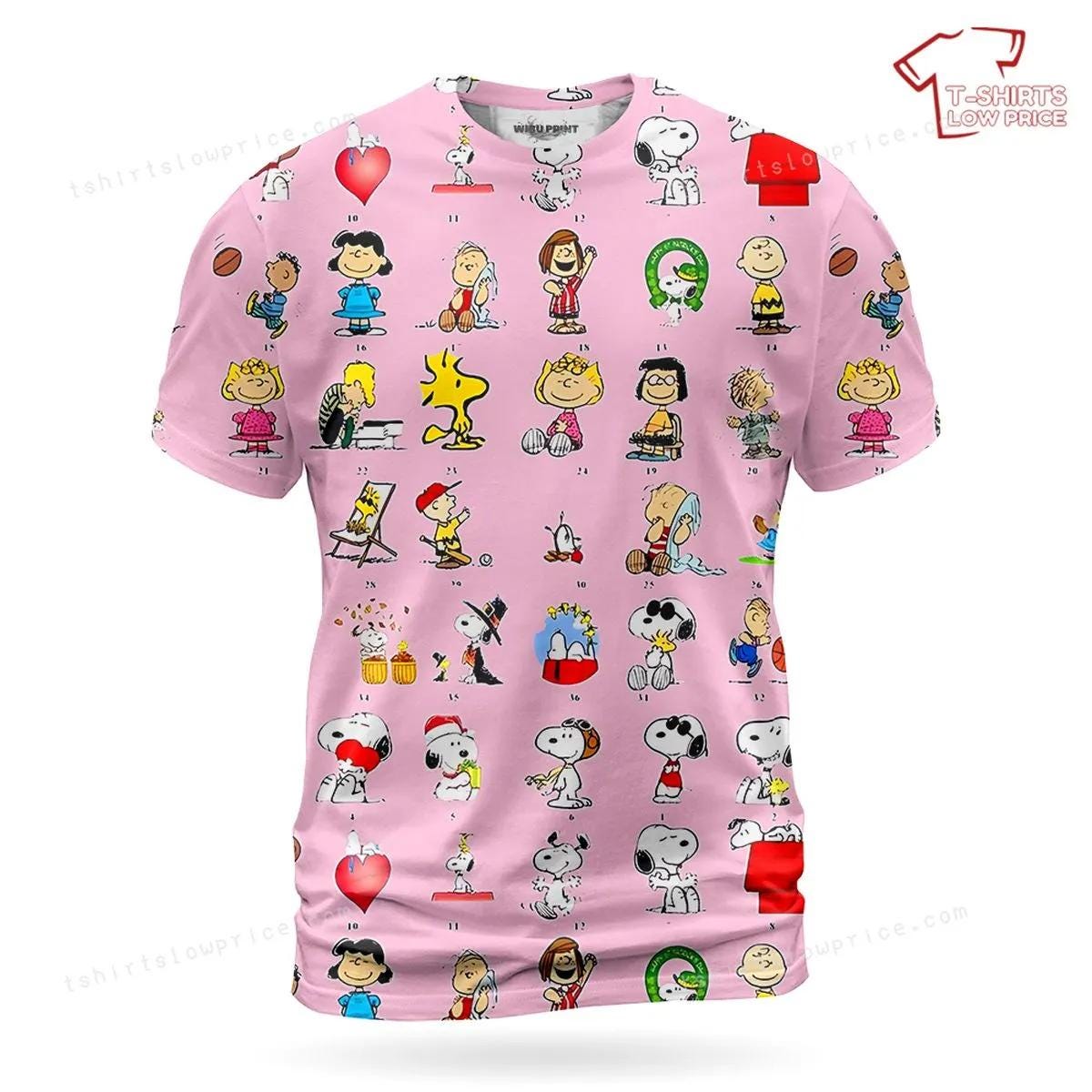 The Snoopy Peanuts Characters 3D Shirt | by Agnes Jump | Jul, 2024 | Medium