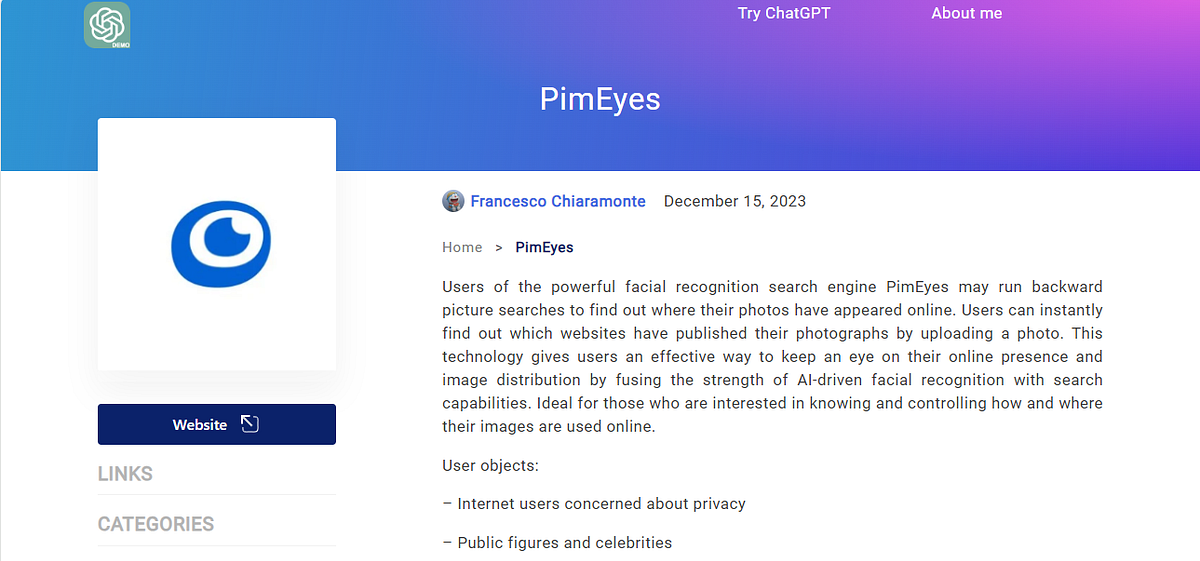 Harnessing the Strength of PimEyes Facial Recognition for Comprehensive Image Tracking | by ...