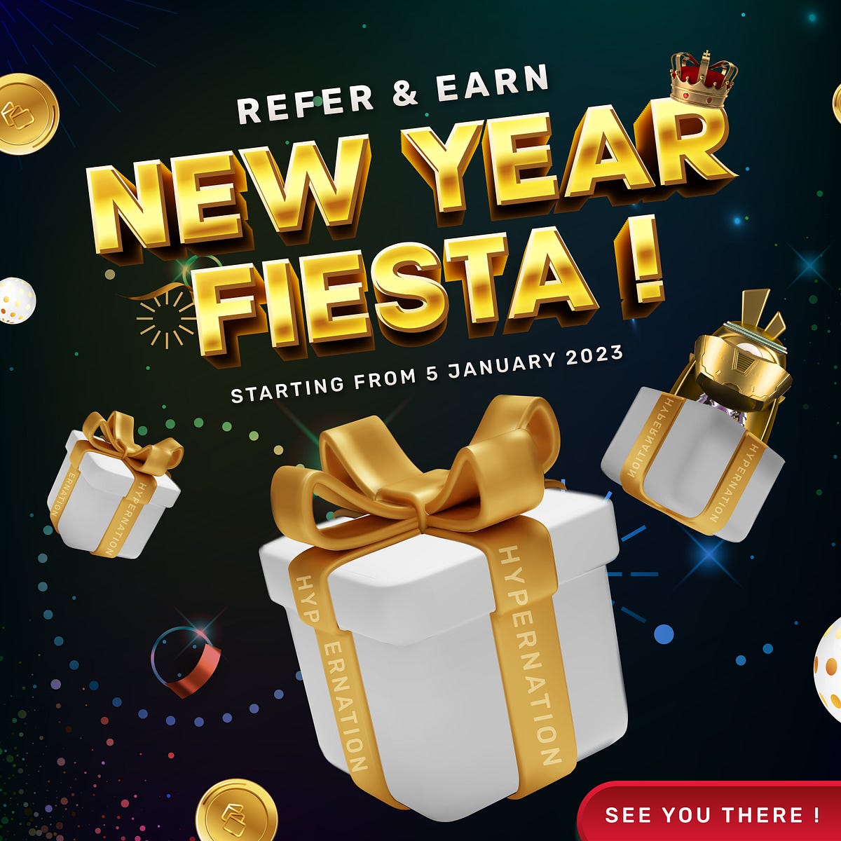 Refer & Earn: New Year Fiesta. Shower in the Good Vibes Encompassing ...