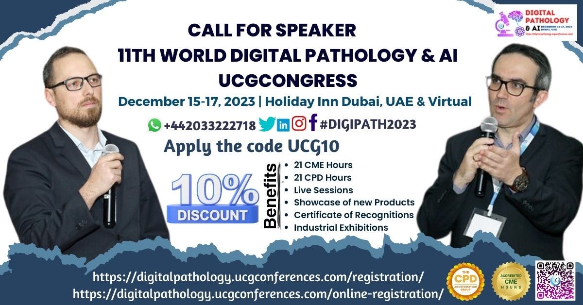 What is Telepathology? Join us at the 11th World Digital Pathology & AI UCGCongress Conference ...