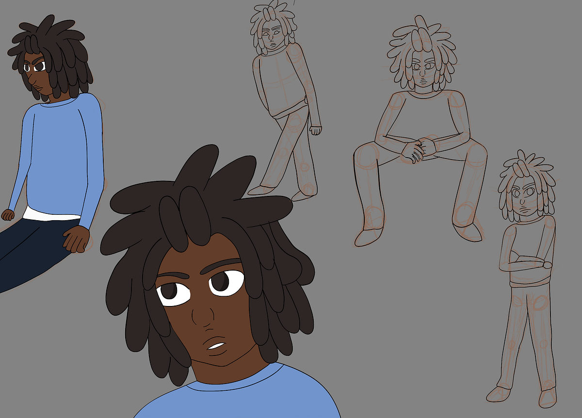 Major Project Animation — Storyboard Rework & Character Exploration ...