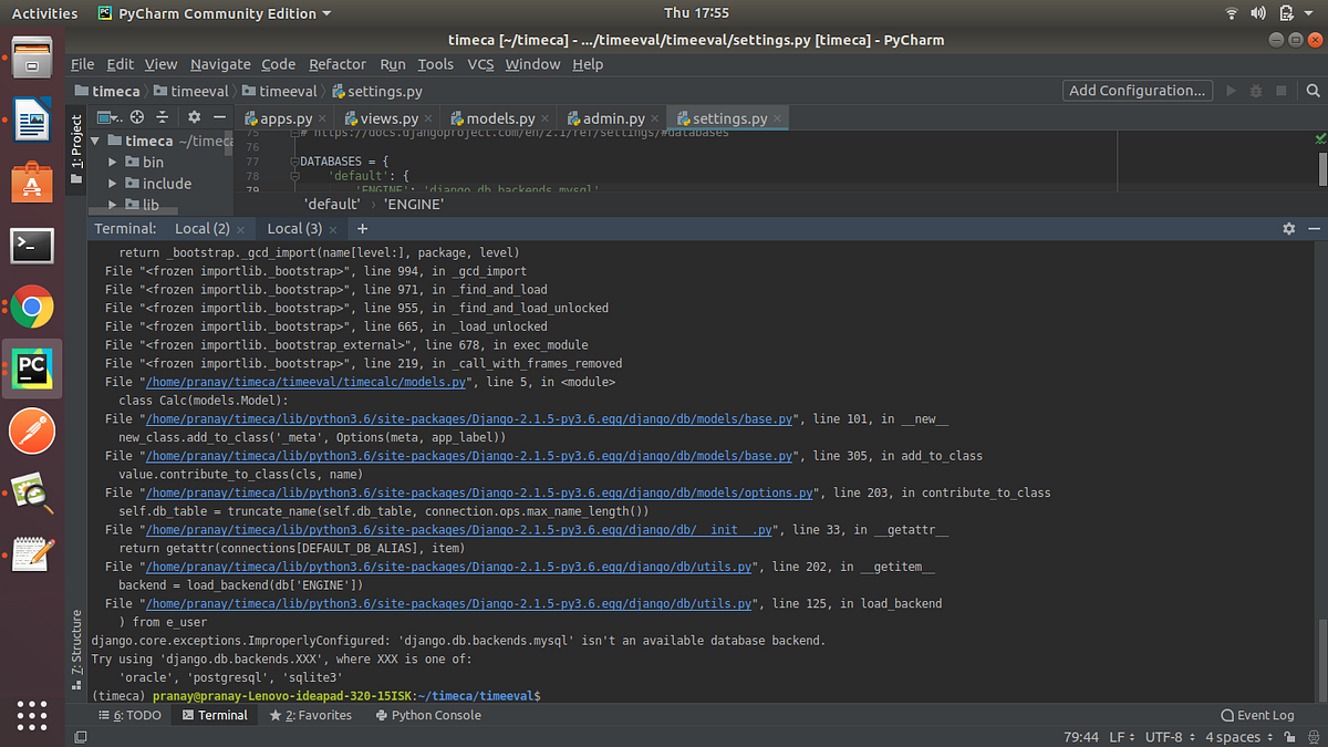 Deploy Ubuntu Django Mysql Celery