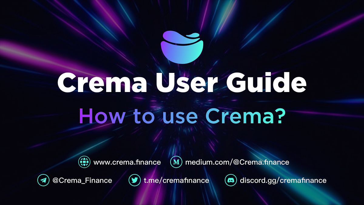 Crema Finance User Guide. Crema Finance is a Powerful… | by Crema | Medium