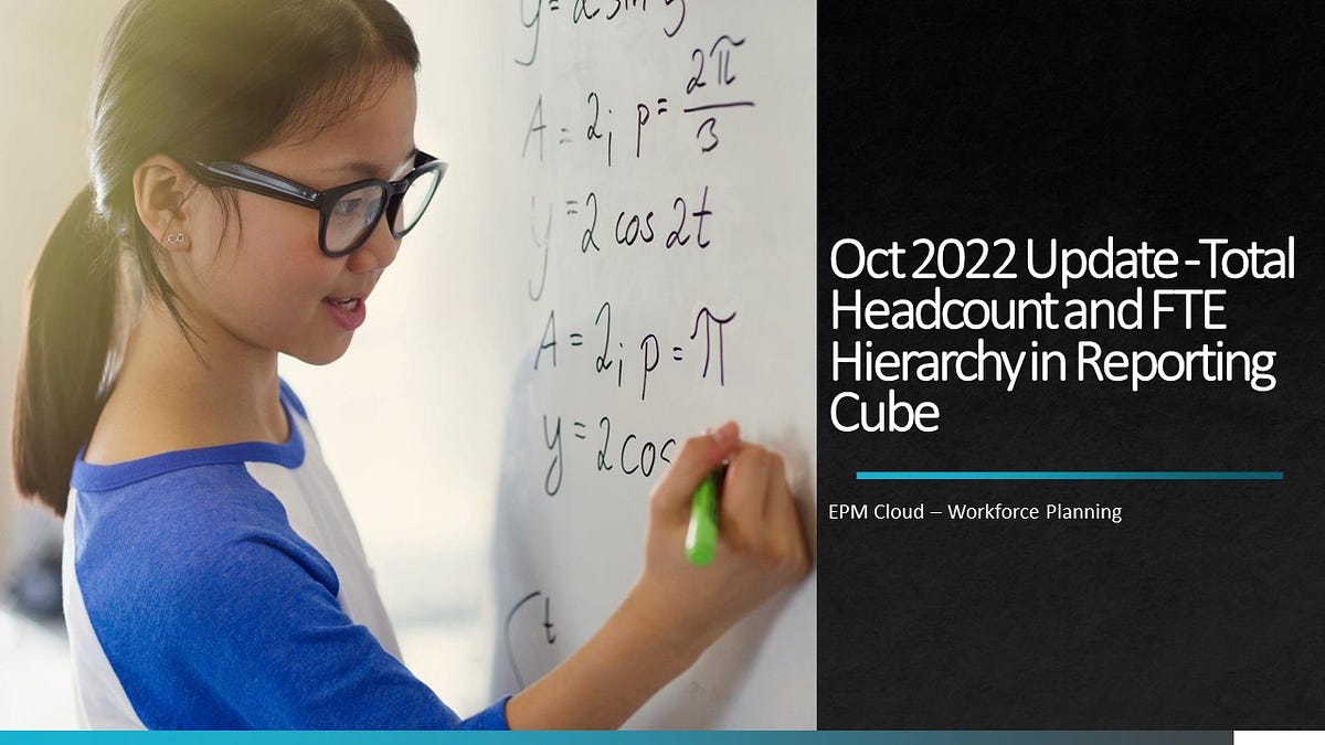 EPM Cloud-Workforce Planning-Oct 2022 Update-Total Headcount and FTE ...