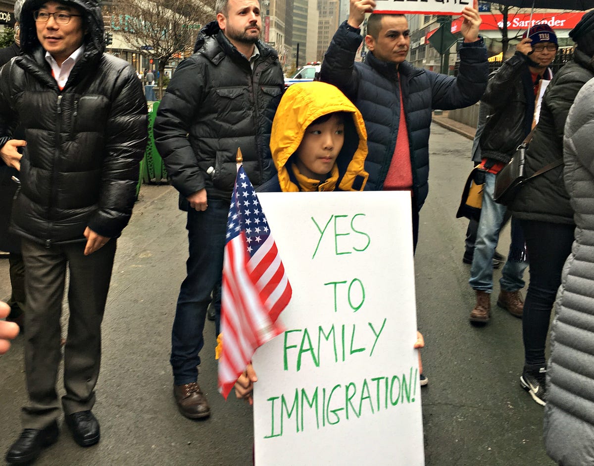 Herald Square rally demonstrates support for immigration | by Heather ...
