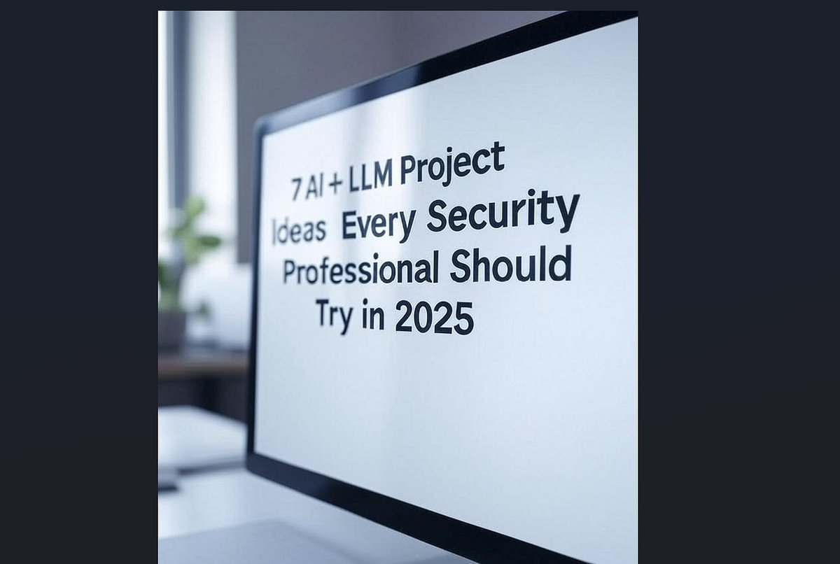 7 AI + LLM Project Ideas Every Security Professional Should Try in 2025 ...