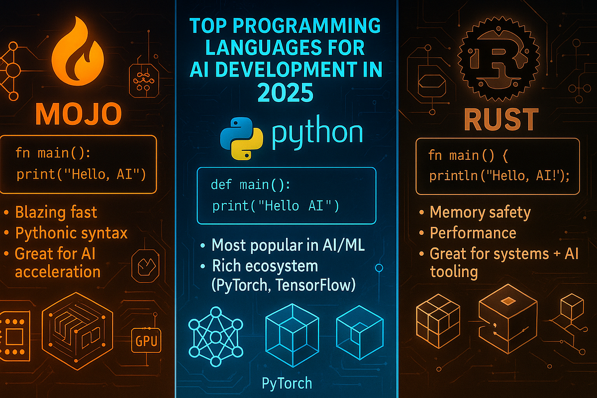 ⚔️ Mojo vs Python vs Rust: Which One Should You Learn for AI in 2025? | by Nikulsinh Rajput | Medium