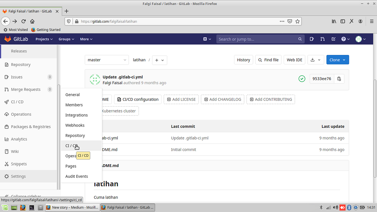 Simple CI / CD With Gitlab-CI. This is just a simple tutorial about ...