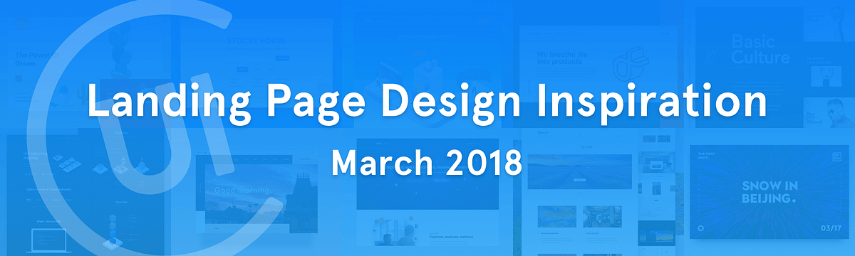 Landing Page Inspiration — March 2018 | by Collect UI | Collect UI ...