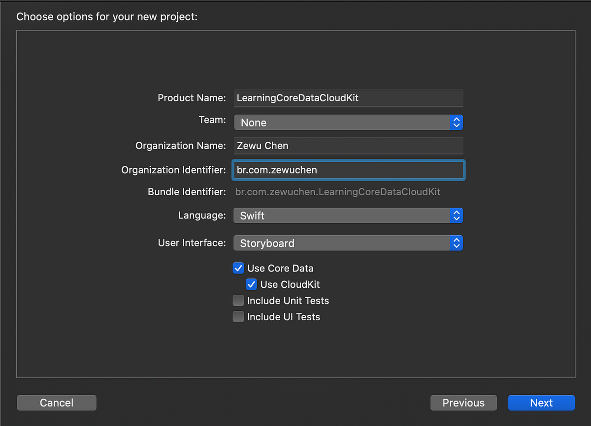 Utilizando Core Data com CloudKit | by Zewu Chen | Apple Developer Academy | Mackenzie | Medium