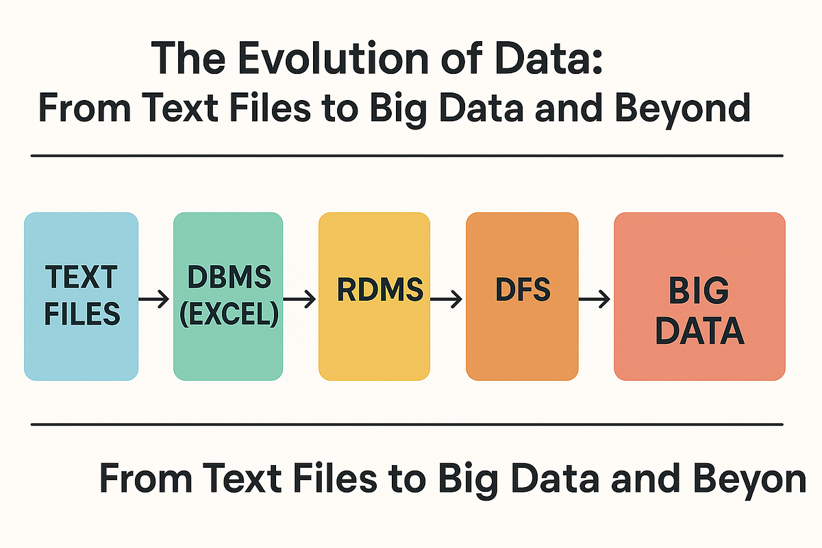The Evolution of Data: From Text Files to Big Data and Beyond | by ...