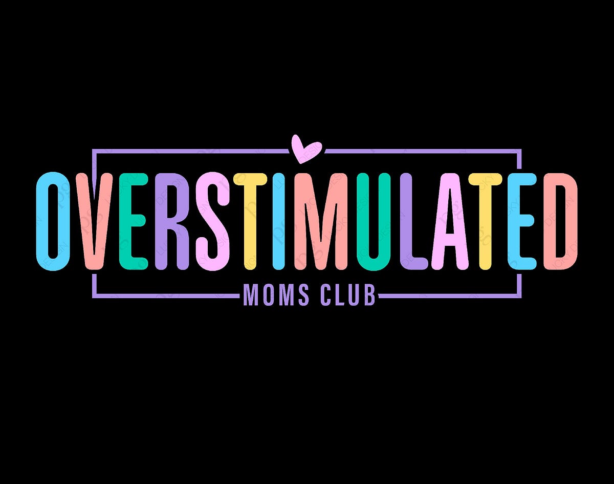 Overstimulated Moms Club Svg, Overstimulated Svg, Mom Life Svg, Trendy ...