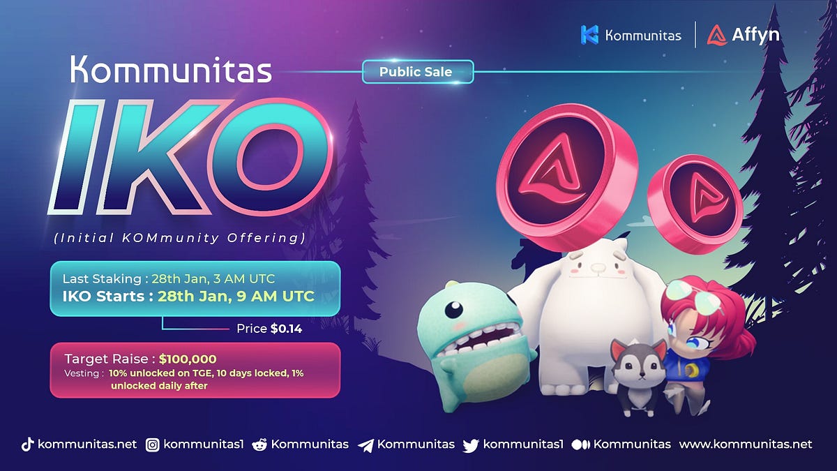 Kommunitas x Affyn IKO Details. 🍄 Kommunitas is extremely pleased to… | by Kommunitas Official ...