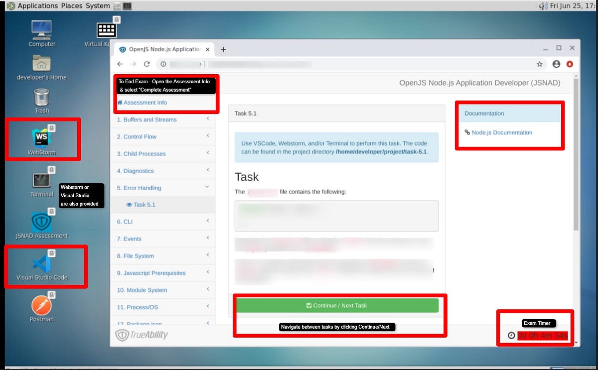 Passing Jsnad Javascript Nodejs Application Developer By Carrb Version 1 Medium 2105