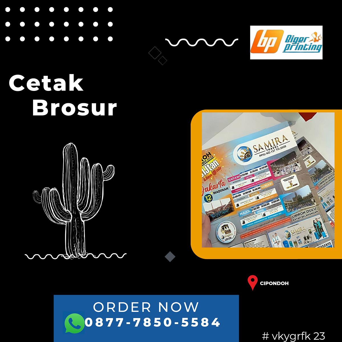 PROSES CEPAT, Wa./Call.0877-7850-5584, Cetak Brosur di Cipondoh Tangerang Cetak Brosur A5, Cetak ...