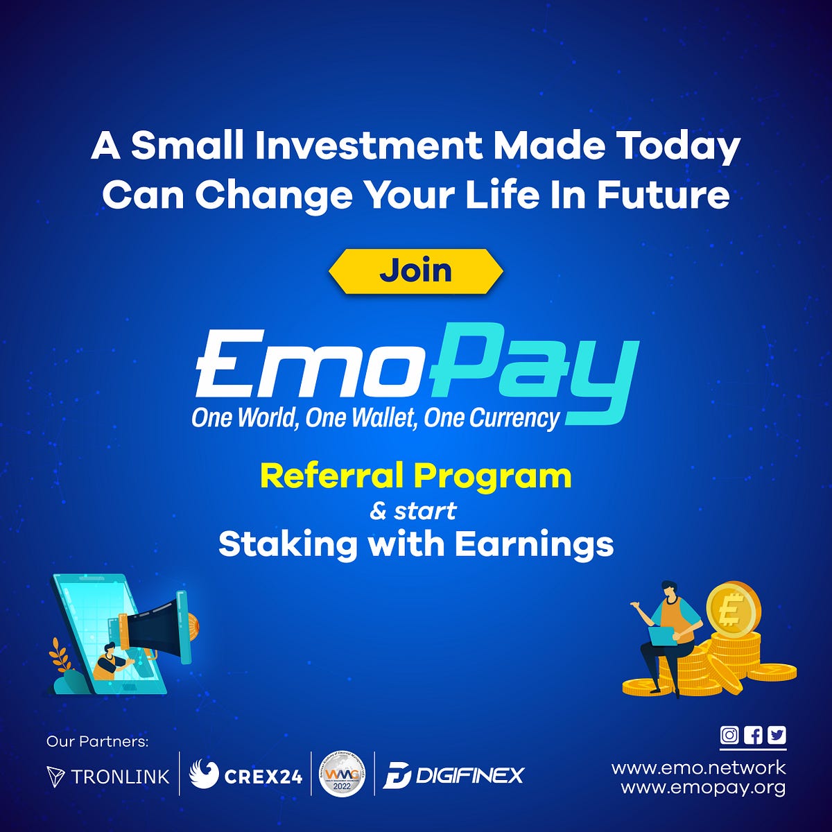 Join Emopay’s referral program and start earning. link 👉 https://www ...