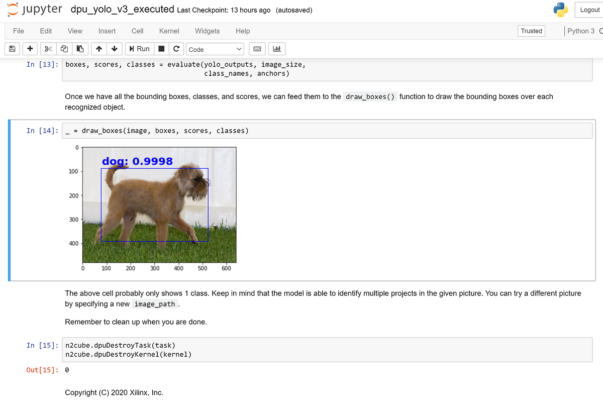 Ultra96-V2中DPU-PYNQ安裝及使用｜DPU-PYNQ Installation and Use in Ultra96-V2 - yuhsi chen - Medium