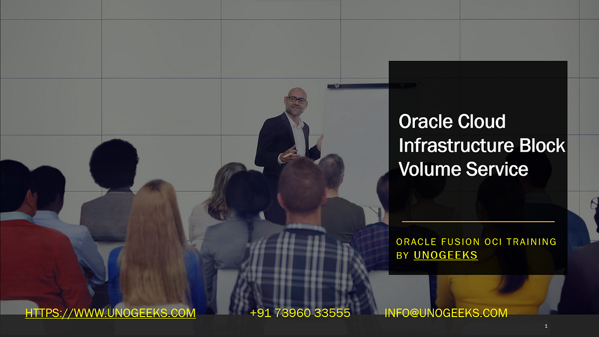 Oracle Cloud Infrastructure Block Volume Service | by Shiva Yarlagadda ...
