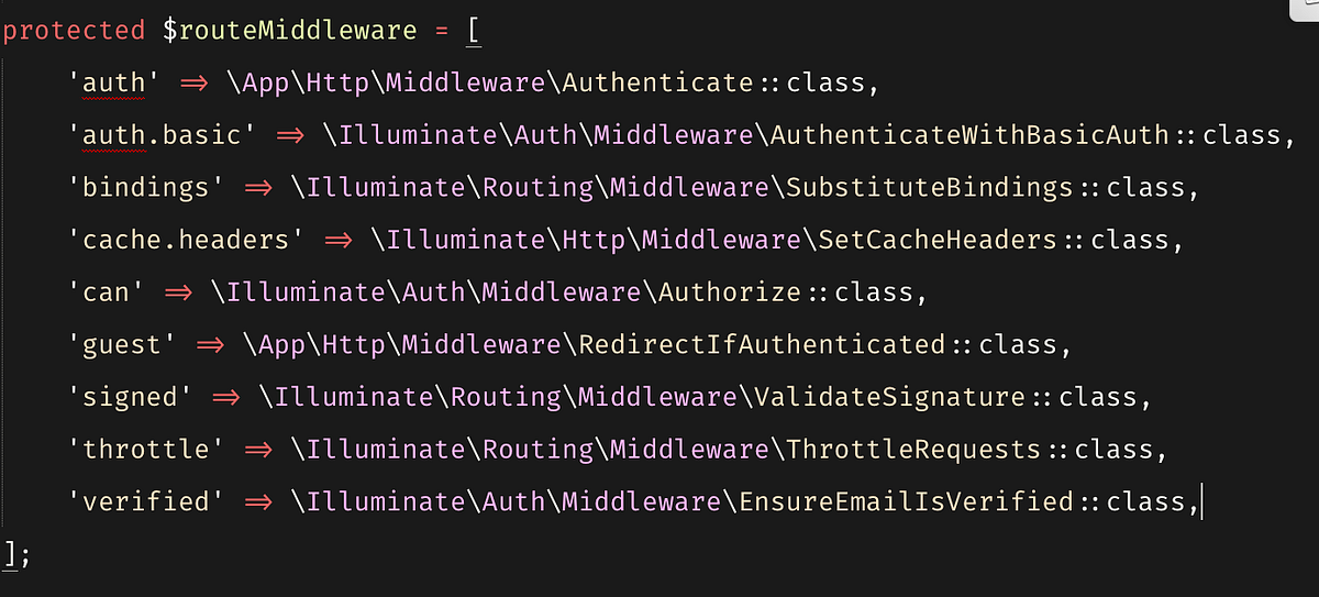 Laravel register Middleware in Package ServiceProvider | by Panjeh | Medium