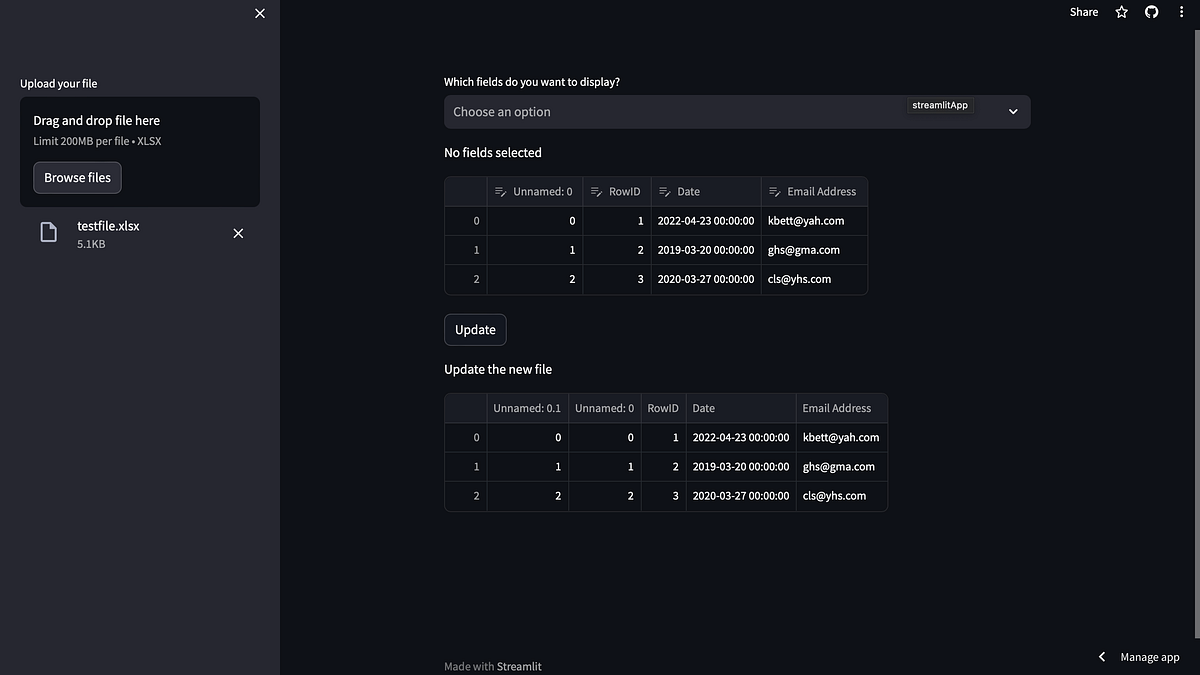 How to Read and Write Specific Columns in A Streamlit App | by Bett Kipkemoi | Medium