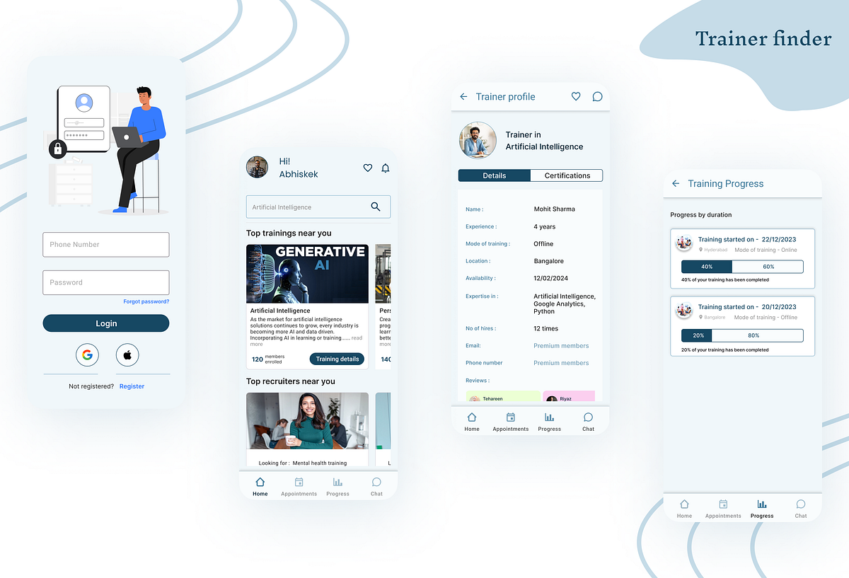 Trainer Finder. An app where you can find trainers and… | by ...