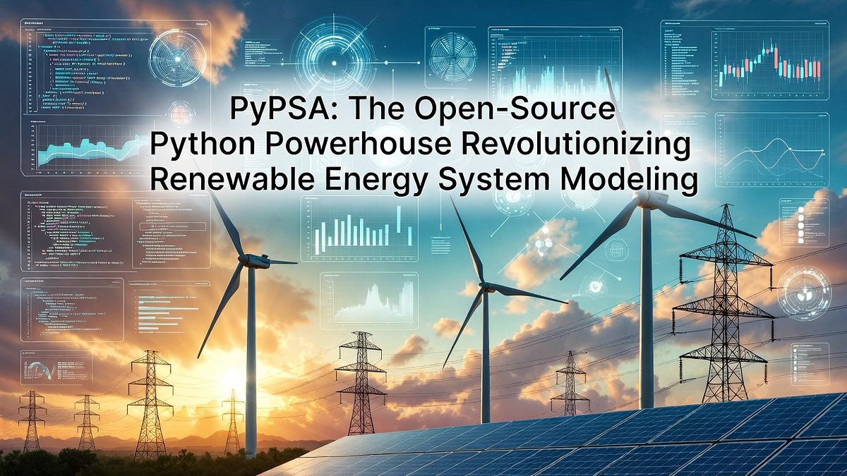 PyPSA: The Open-Source Python Powerhouse Revolutionizing Renewable ...