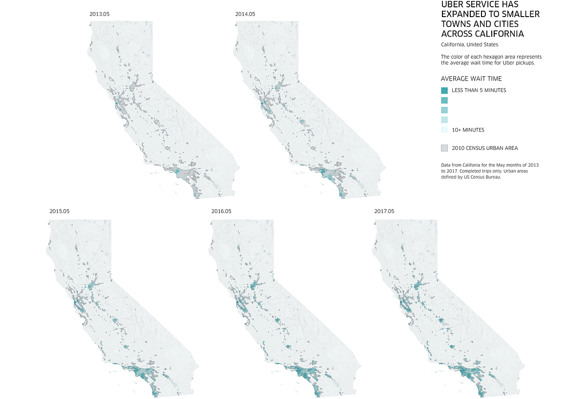 Uber in Small Towns and Cities — A Data Deep Dive | by Jonathan Wang ...