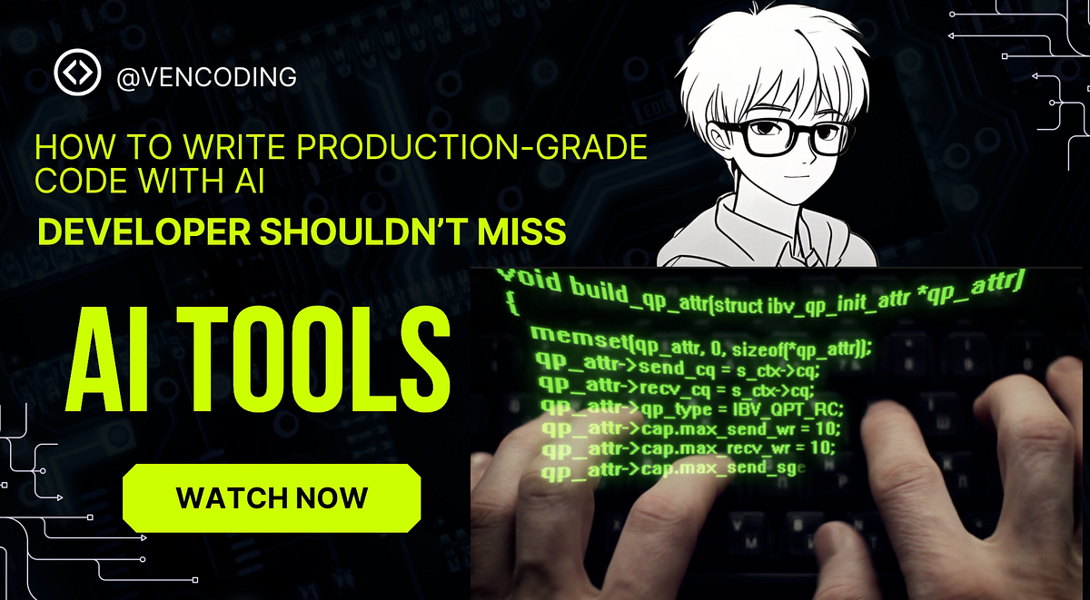 How to Write Production-Grade Code with AI （Developer Shouldn’t Miss） | by ven coding | Medium