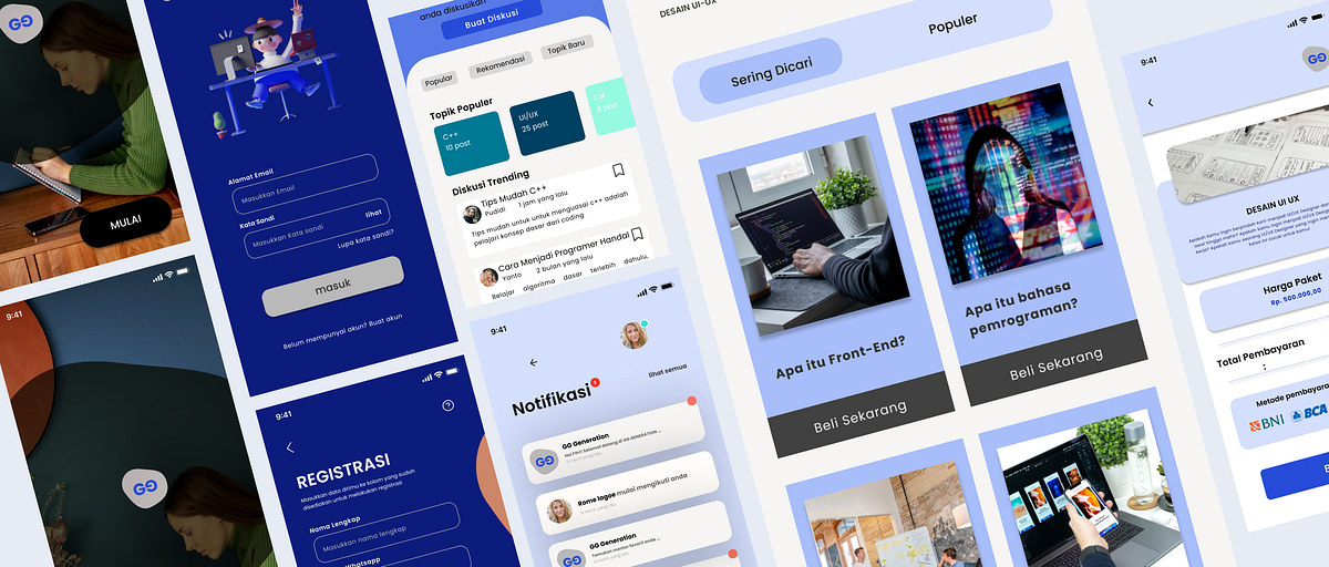 UI UX Case study : GG Generation ( a Education apps ) | by Nabella ...