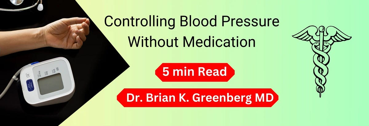 Controlling blood pressure without medication | by Wizsupps | Aug, 2024 ...
