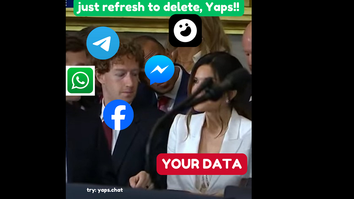 yaps[dot]chat is better than telegram, whatsapp, messengers. “just ...