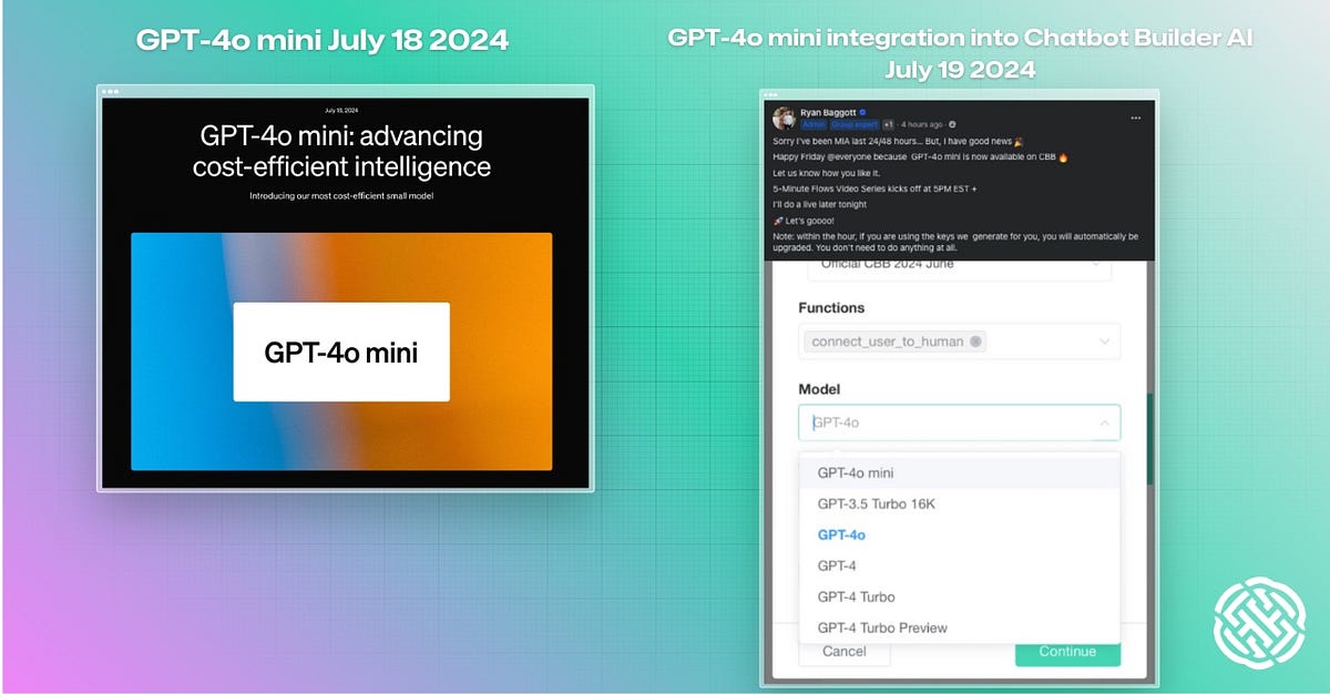 Which Chatbot Platforms Have Integrated GPT-4o mini? Chatbot Builder AI Leads the Charge! | by ...