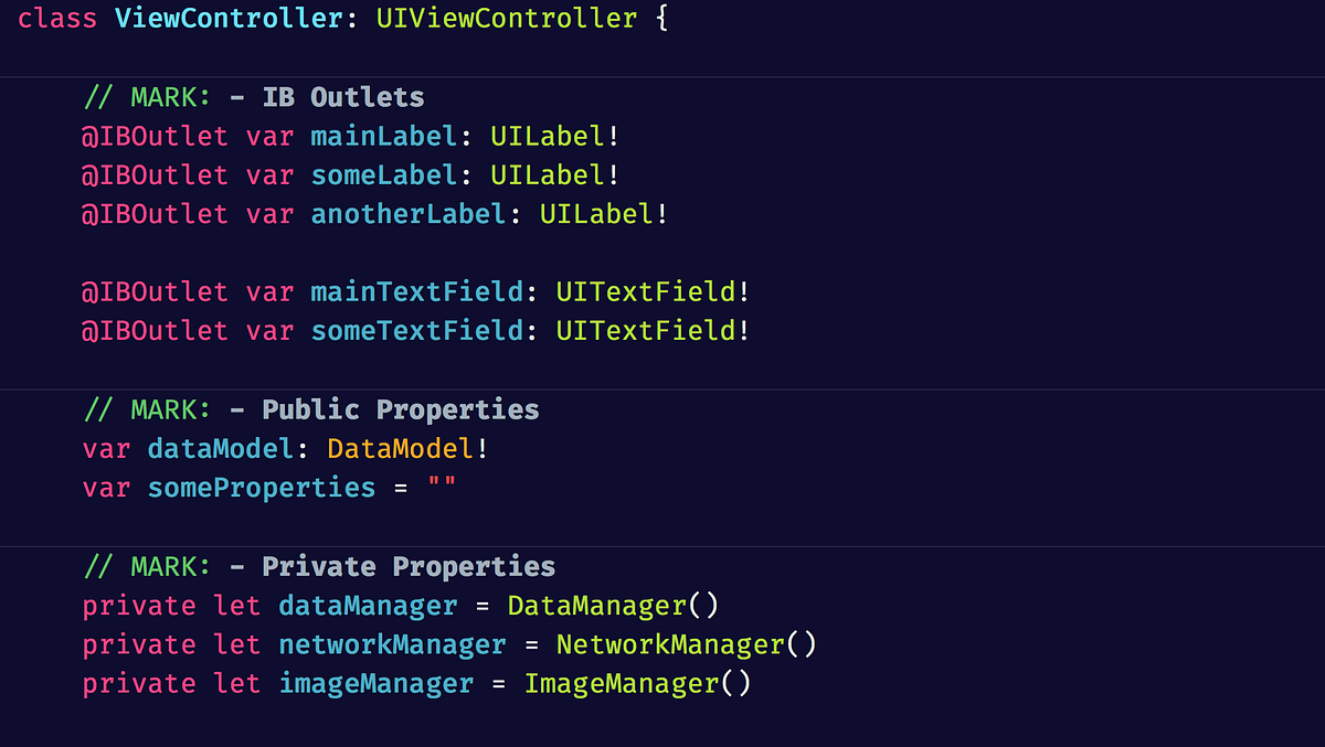 Оформление и структура класса. В какой последовательности должны… | by Lex Debash | Medium