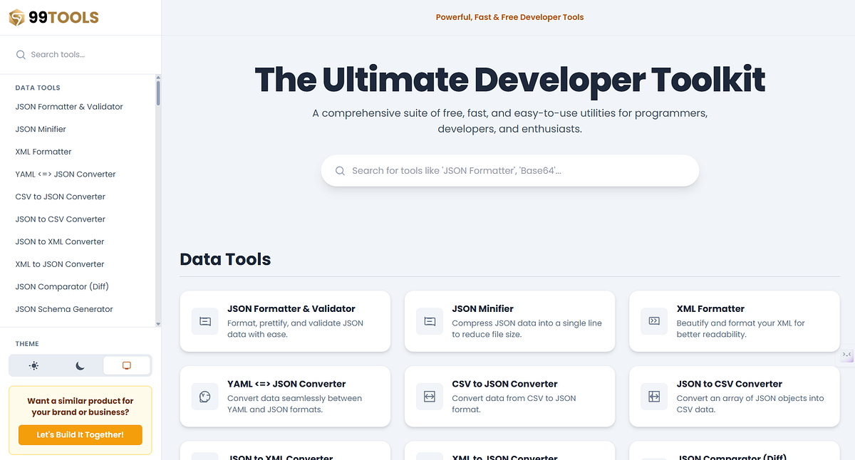 🚀 99 Developer Tools — Your All-In-One Coding Companion - Vinayak Patil - Medium