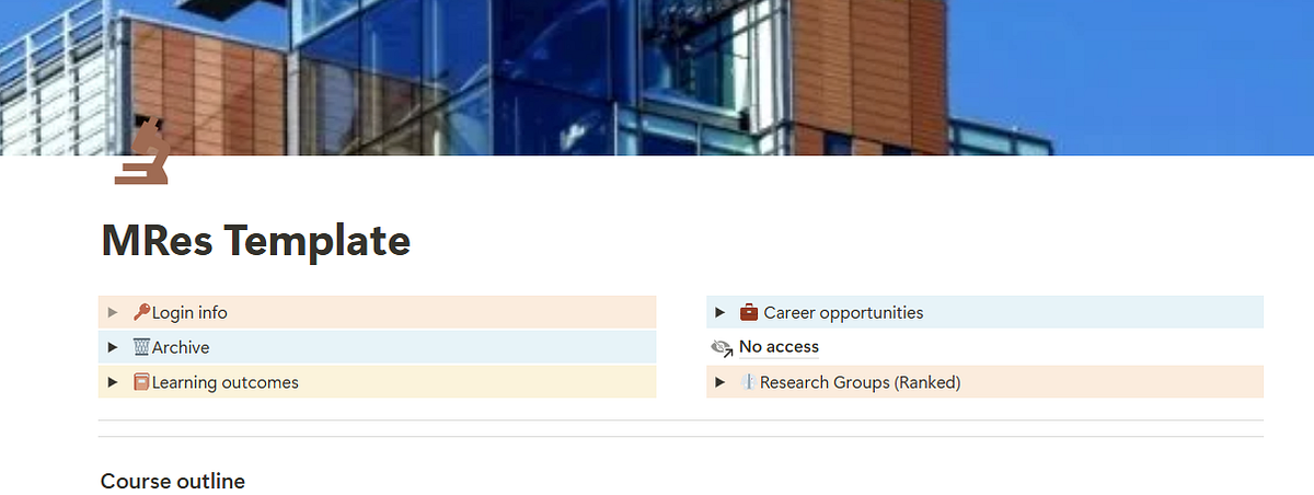 Electronic notetaking for biomedical postgraduates (Notion template ...