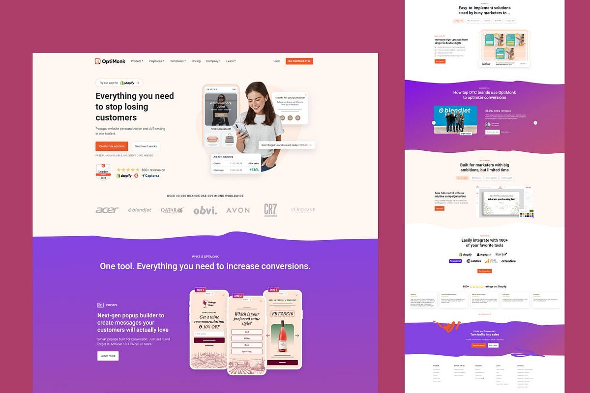 OptiMonk Digital Tools WordPress Website Development Practice - Sajid Ahmed | Founder and CEO of ...