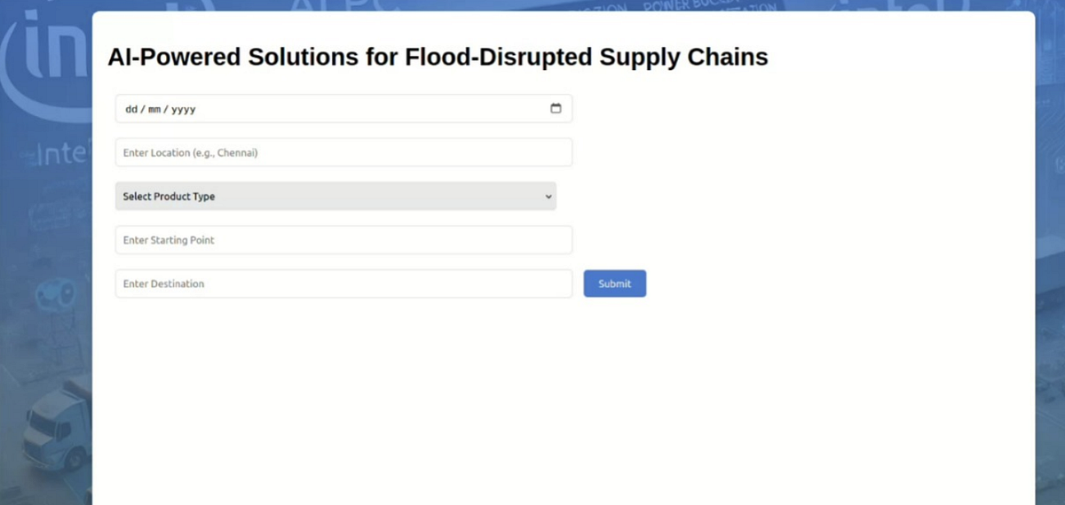 Can AI Save Supply Chains from Natural Disasters, like Floods? We Built ...
