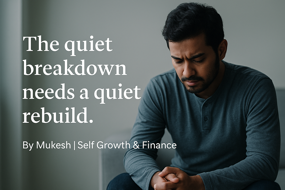 How to Rebuild Yourself When Life Breaks You Quietly | by Mukesh | Self ...