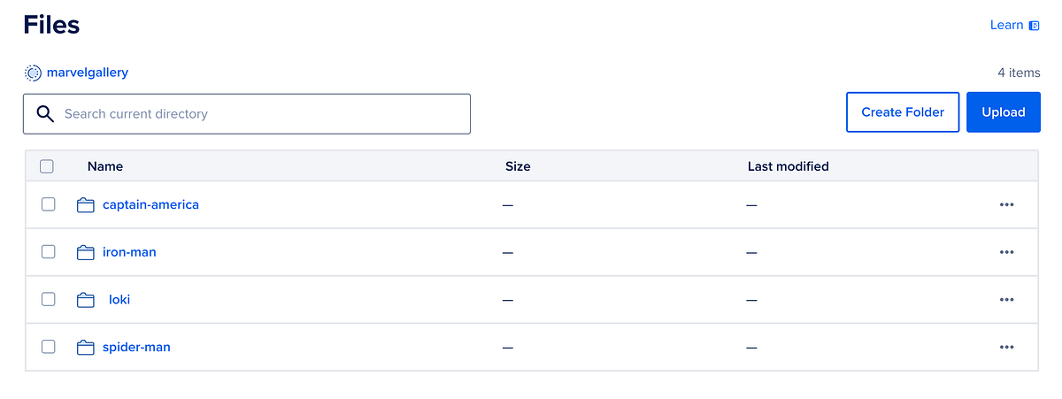 How to loop through all the files in a Digital Ocean Spaces ‘folder’ with Node.js | by Thibault ...