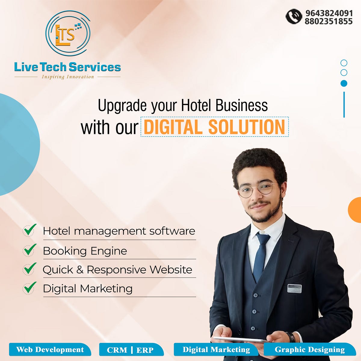 Upgrade your Hotel Business with our DIGITAL SOLUTION - Live Tech Services - Medium